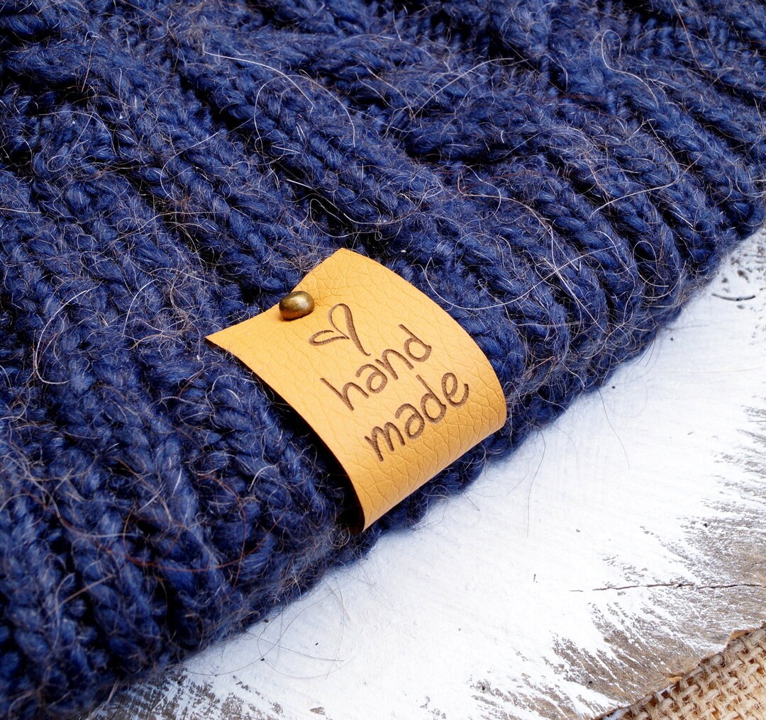 Labels for Handmade Items - Leather Tags for Handmade Items - Leather ...