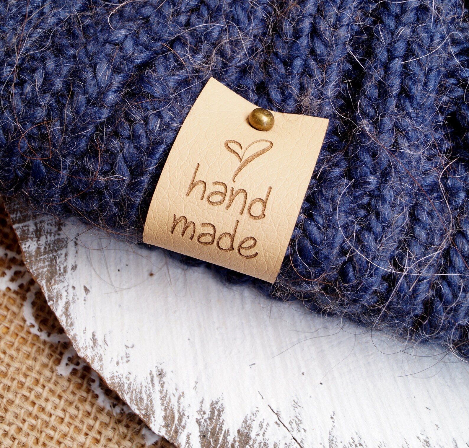 Labels for Handmade Items - Leather Tags for Handmade Items - Leather ...