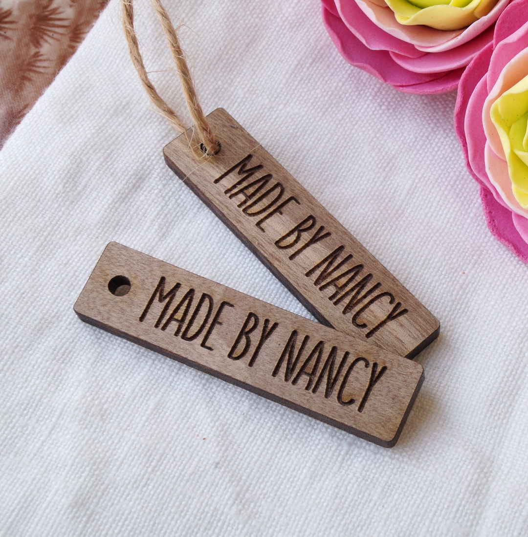 Product Tags, Wooden Tags, Personalized Product Tags, Hang Tags, Custom ...