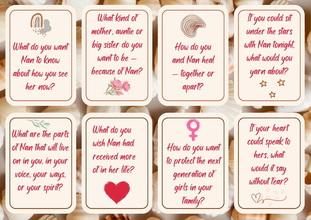 Aboriginal Yarning Card Bundle – Printable Reflection Decks for Mums ...