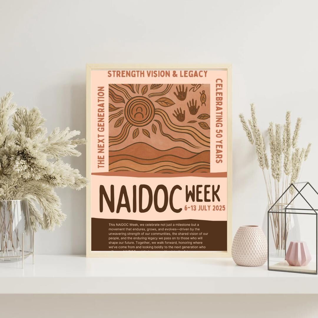 NAIDOC 2025 Digital Poster Print – Strength, Vision & Legacy - Etsy
