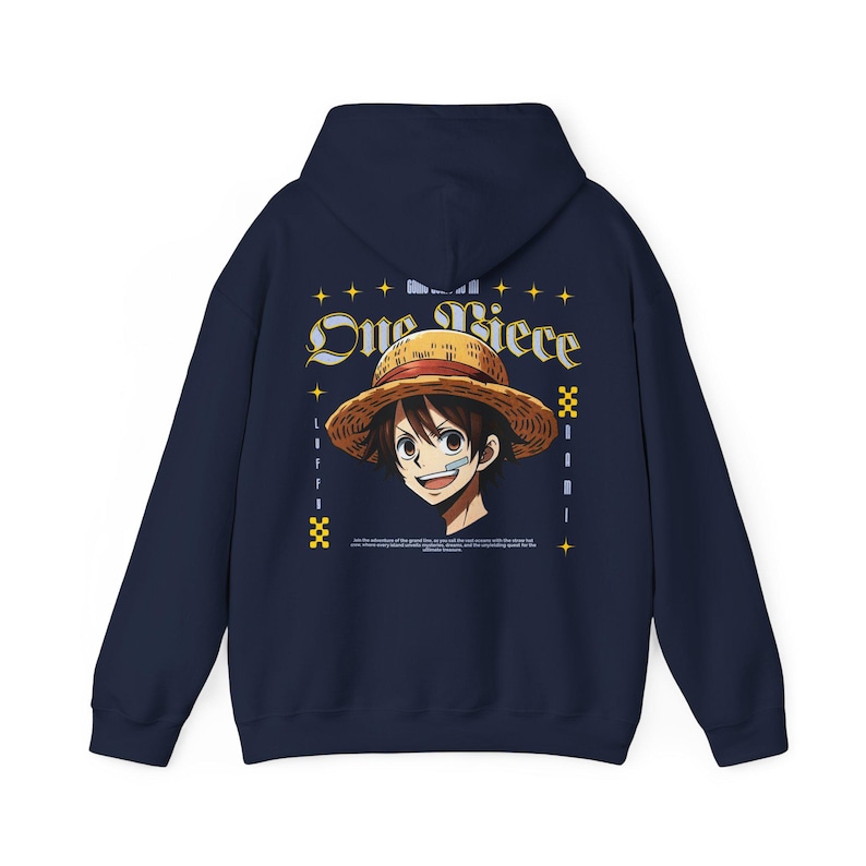Anime Manga Luffy Hoodie, One Piece Gift for Fans, Unisex Sweatshirt ...