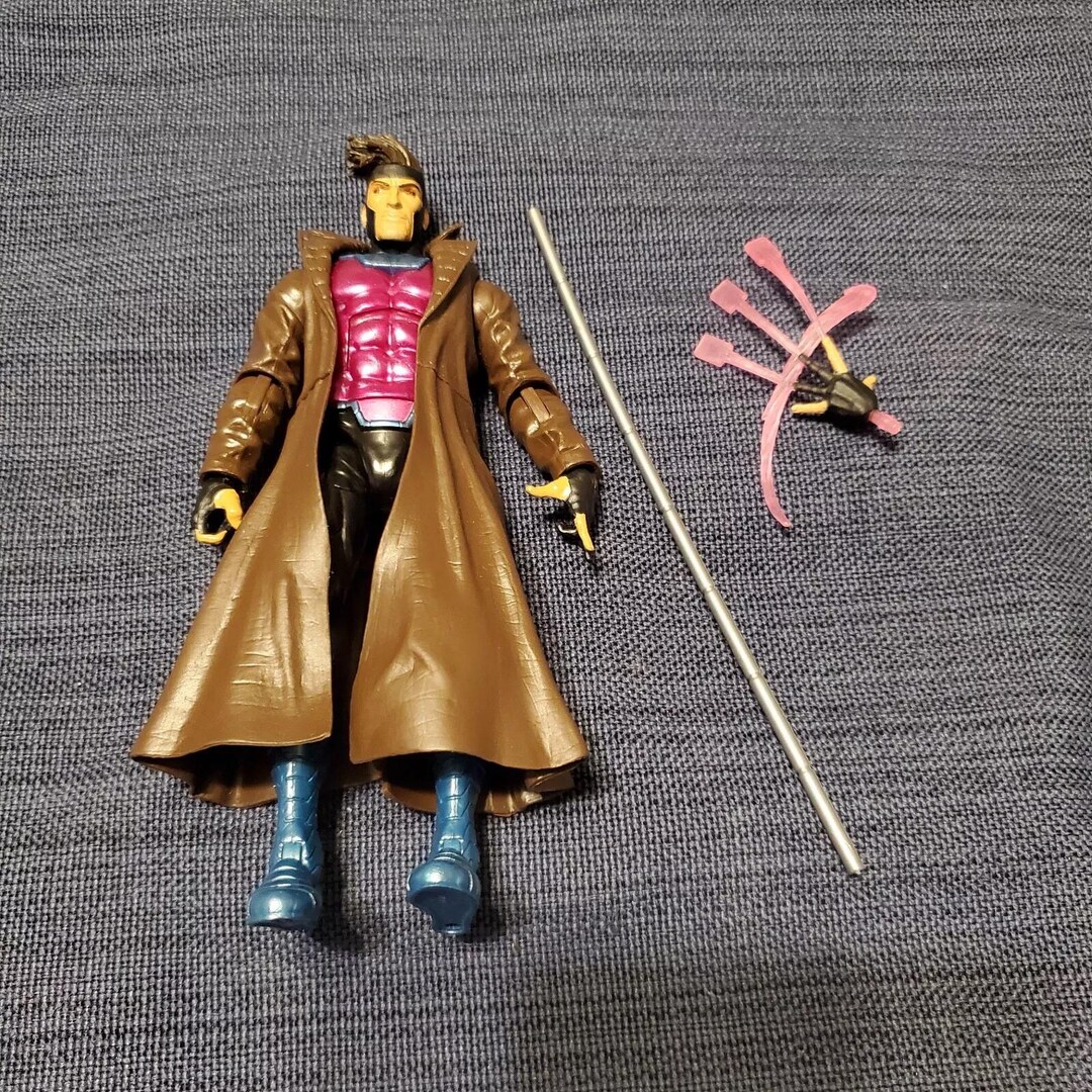 Marvel Legends Gambit caliban BAF Wave Loose Action Figure Missing ...