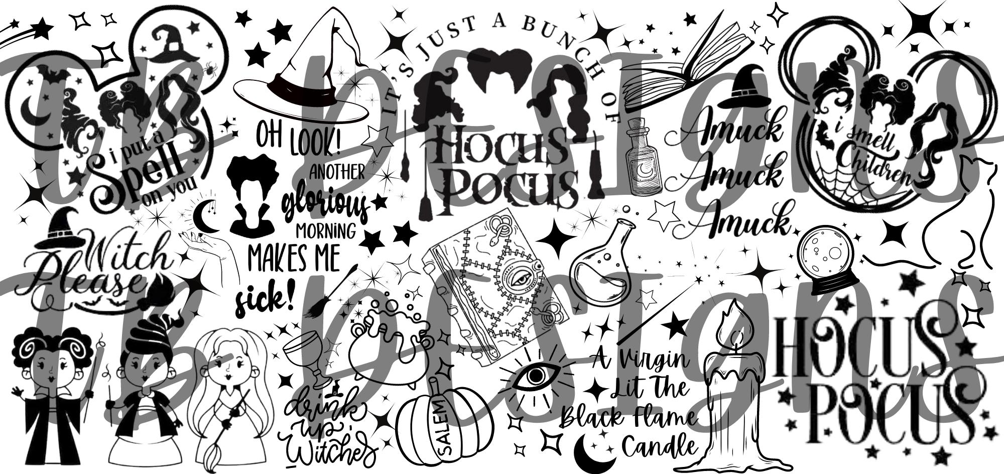 Hocus Pocus Laser Engraving PNG File - Etsy