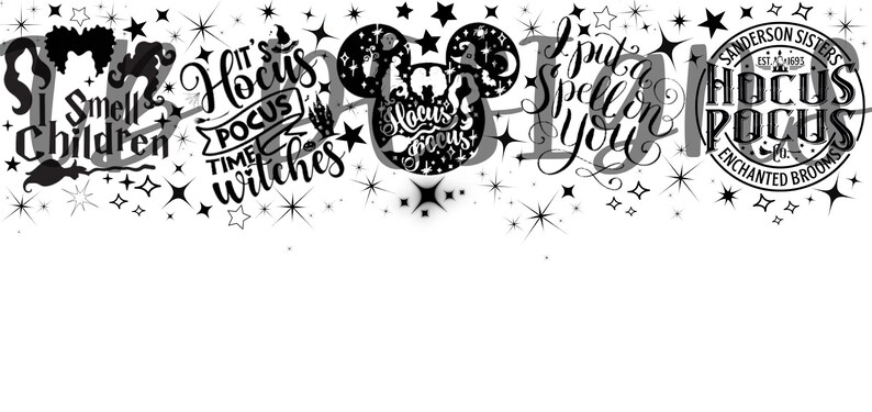 Hocus Pocus Laser Engraving PNG File - Etsy