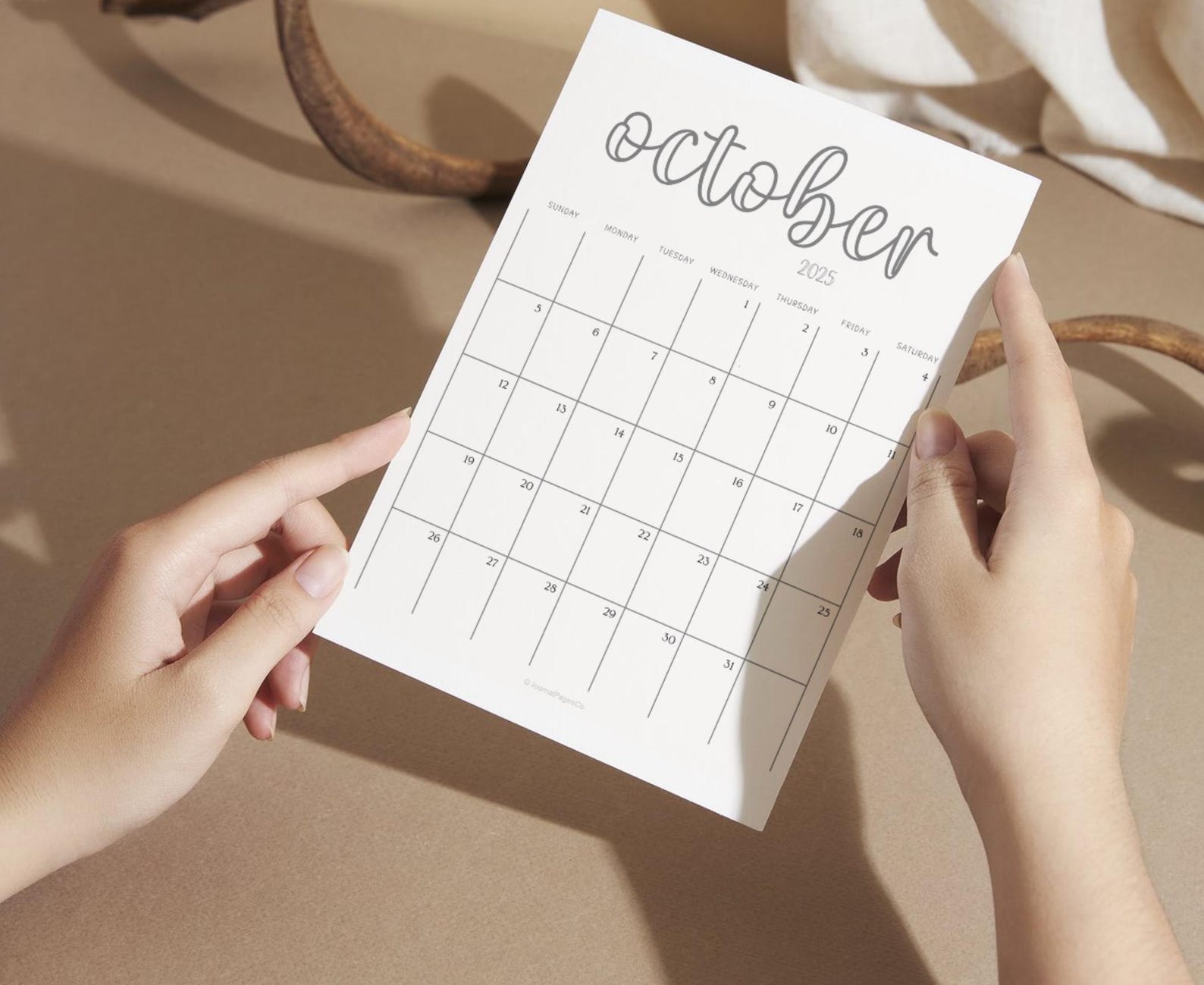 2025 Calendar Printable Minimalist Calendar Planner, School Calendar ...