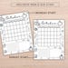 October Title Page With October Calendar, Printable Monthly Planner ...