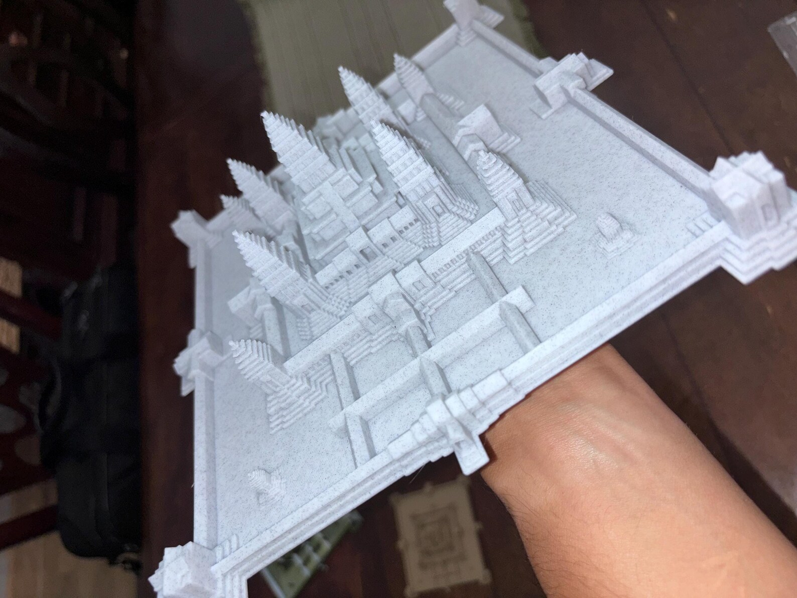 3D Printed Angkor wat Model - Khmer Temple - Custom Colors and Sizes ...