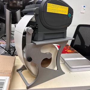 3D Printed Shipping Label Roll Holder: Desktop Printer Stand - Etsy