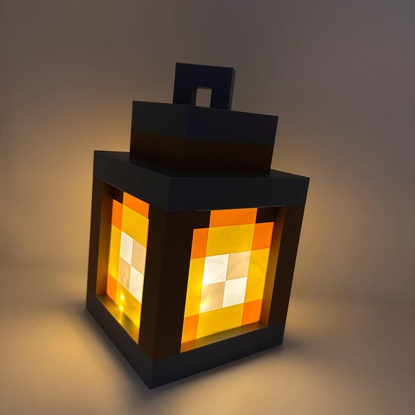 Mincraft Lantern - Etsy