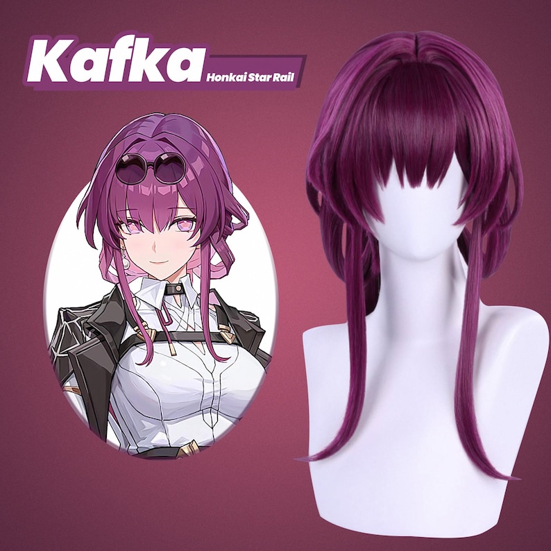 Kafka Honkai Star Rail Handmade Wig Cosplay Wig Hair,hair Wig for Women ...