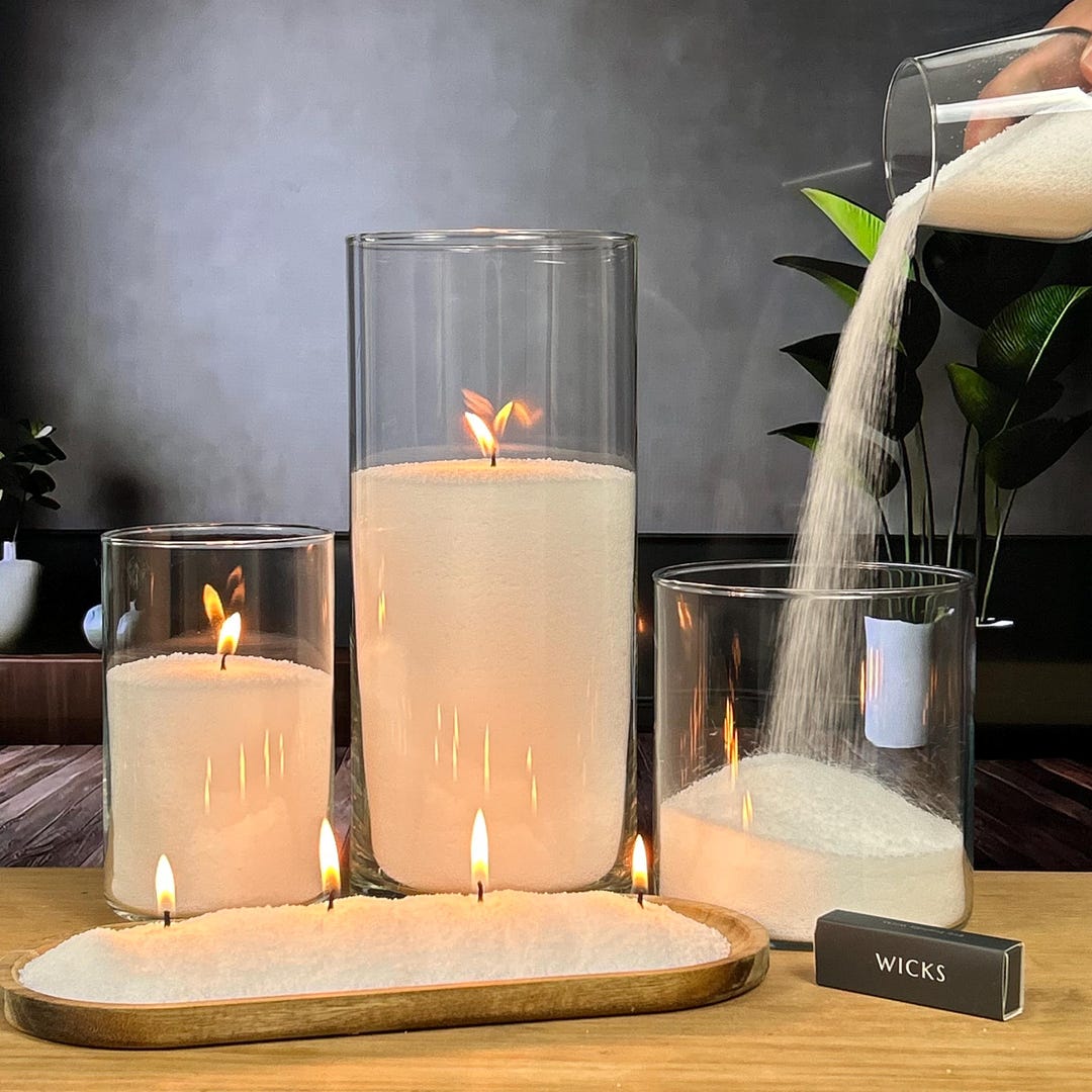 Granula Pearled Candle 7lb – Luxury Sand Candle With Plant-based ...