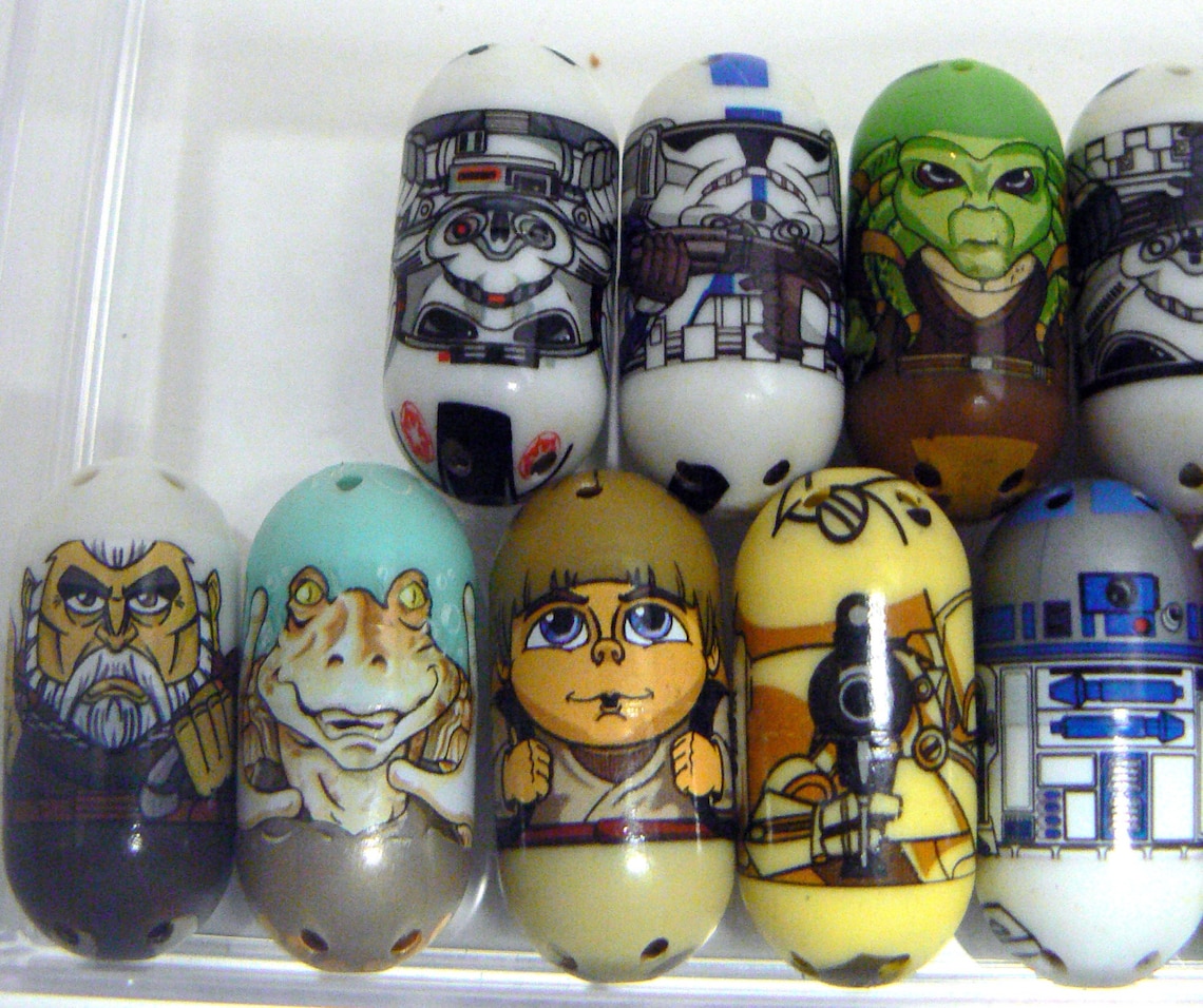 Star Wars Mighty Beanz Collectible Lot of 23 Palpatine Luke | Etsy