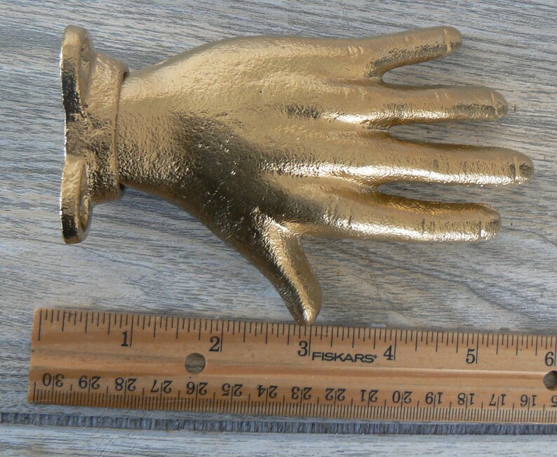 Hand Hook Rustic Unique Left Hand Pull Metal Heavy Cast Iron - Etsy