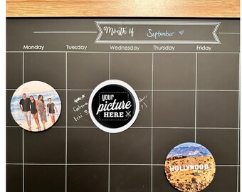 Custom Photo Fridge Magnet | 3-inch Round, Handmade - Etsy