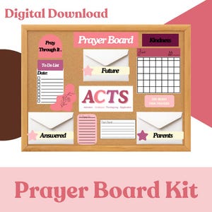 Pretty and Pink Prayer Board Kit - Etsy