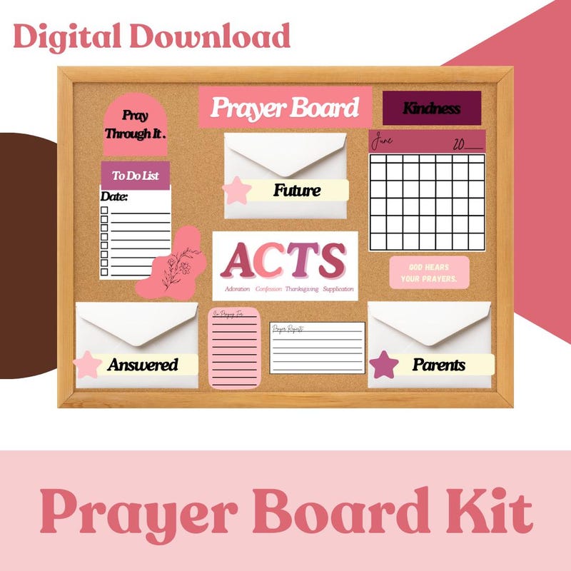 Pink Prayer Board - Etsy