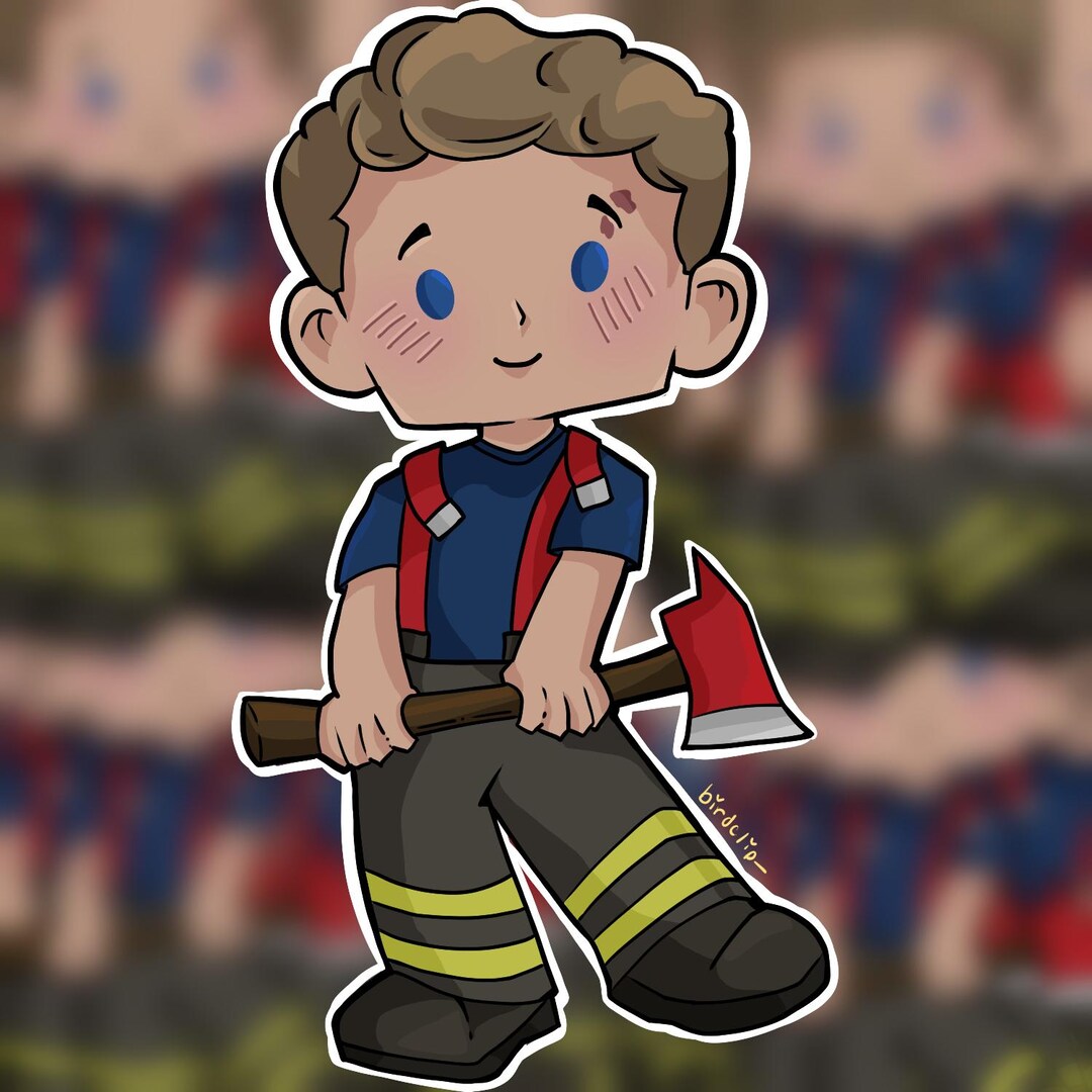 9-1-1 Evan buck Buckley Chibi Sticker - Etsy