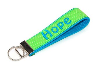 Green keychain | Etsy