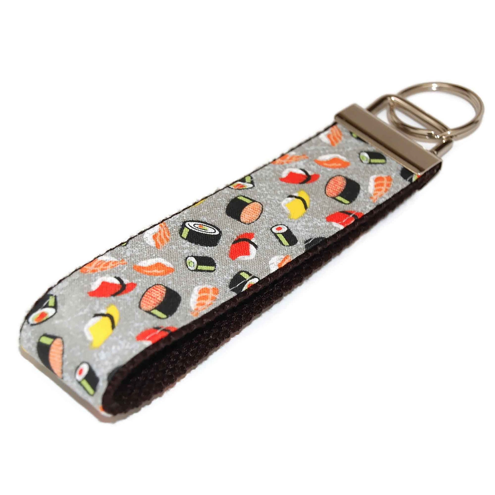 Sushi Keychain Fabric Key Fob Wristlet - Etsy Australia