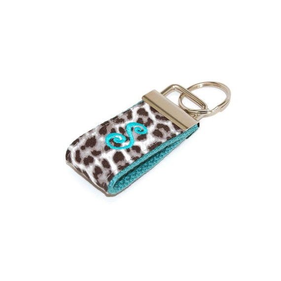 Snow Leopard Mini Keychain Personalized With You Choice of | Etsy