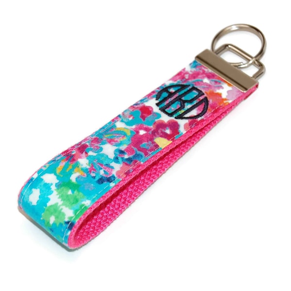 Acrylic Monogram Keychain - Etsy