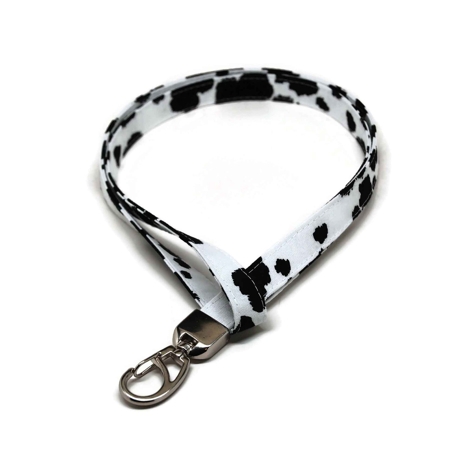 Cow Lanyard Animal Print Fabric ID Badge Holder for Your - Etsy