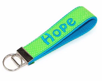 Lime Green Keychain - Etsy