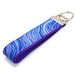 Purple Swirl Keychain Wristlet Fabric Key Fob Key Strap New Driver Gift ...