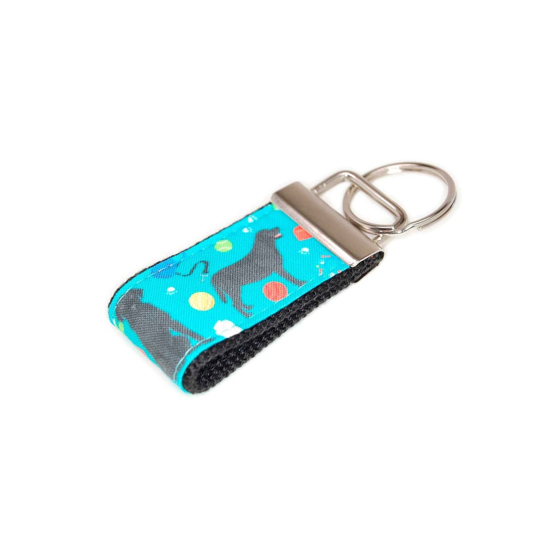 Black Lab Keychain Black Labrador Retriever Key Fob Bag Tag Dog Breed ...