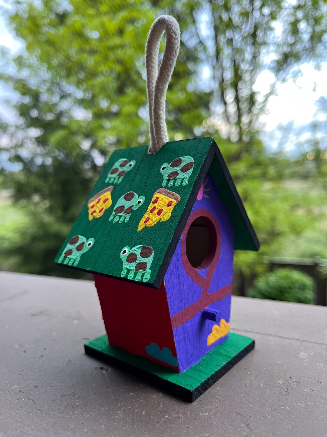 Teenage Mutant Ninja Turtles- Inspired Hand Painted Birdhouse! - Etsy