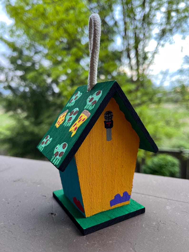 Teenage Mutant Ninja Turtles- Inspired Hand Painted Birdhouse! - Etsy