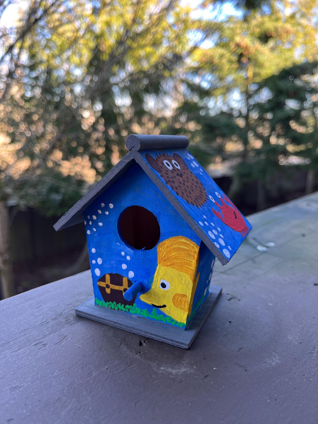 Finding Nemo-inspired Hand Painted Birdhouse! - Etsy