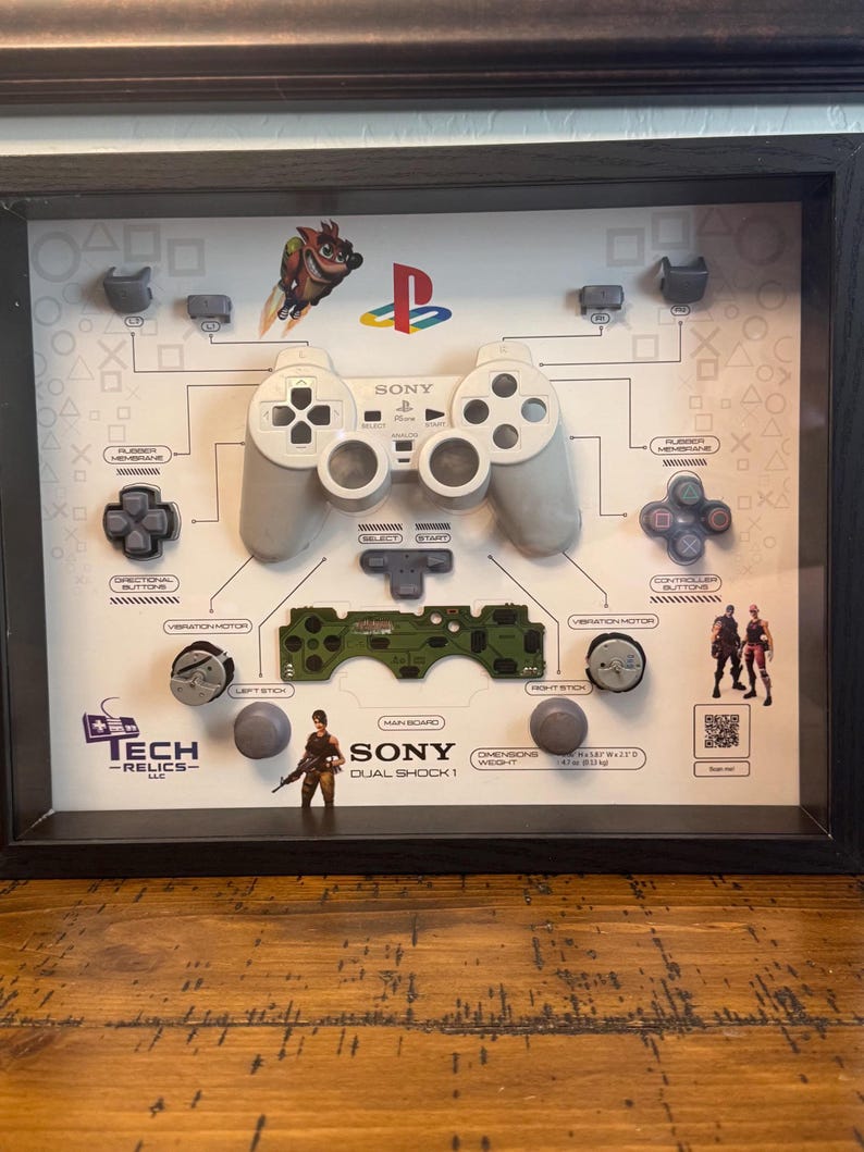 Silent Hill Playstation 1 Controller Shadow Box 11x14 Retro Gaming Wall ...