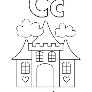 ABC Alphabet Coloring Book for Kids - Etsy