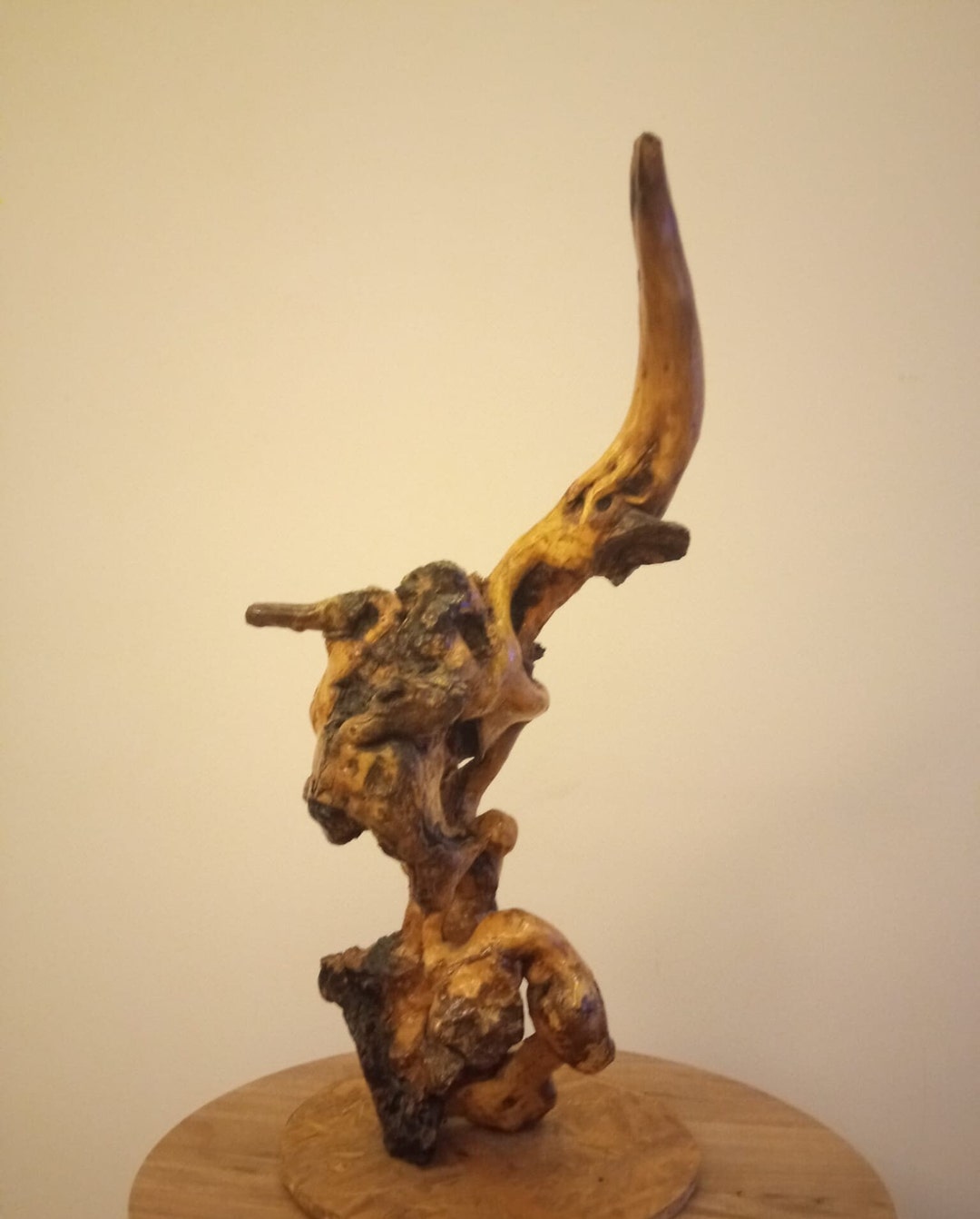 Handmade Authentic Real Tree Root Sculpture, Boho Organic Vintage ...