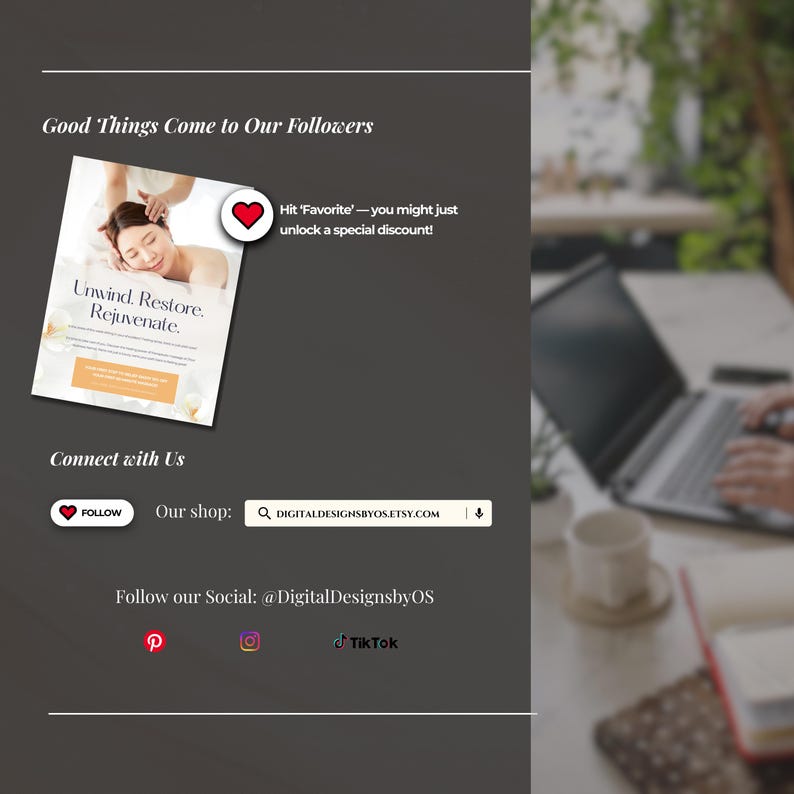Massage Therapy Flyer Template | 2 Page Editable Canva Flyer | Wellness ...