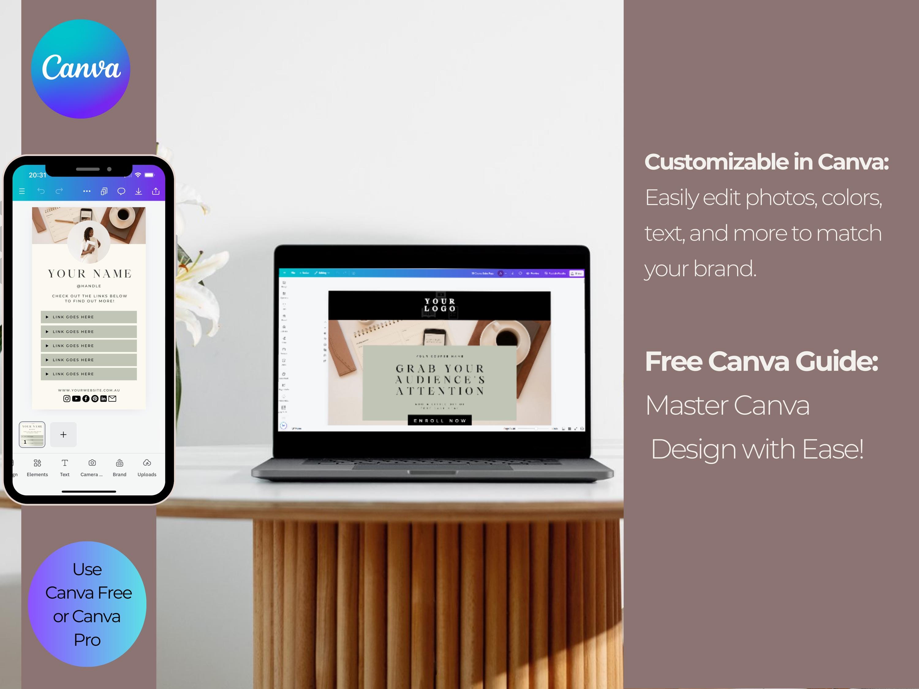 Complete Course Creators Bundle | Canva Editable Email and Banners ...