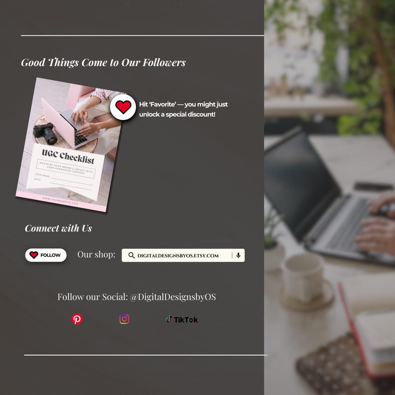 UGC Content Checklist & Strategy Outline | Editable Canva Template for ...