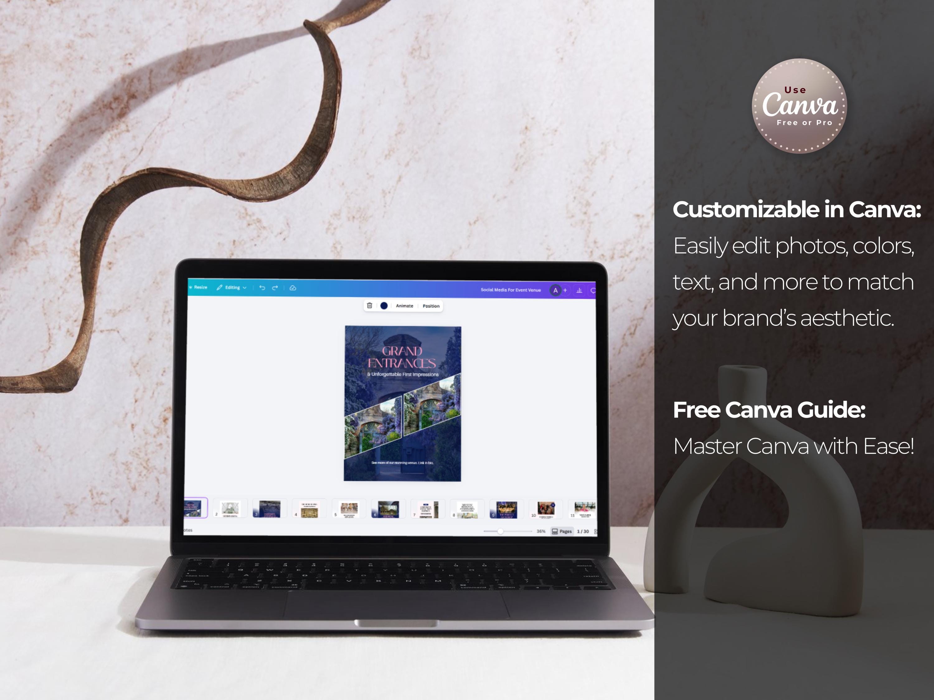 30 Event Venue Social Media Canva Templates | Wedding & Venues ...