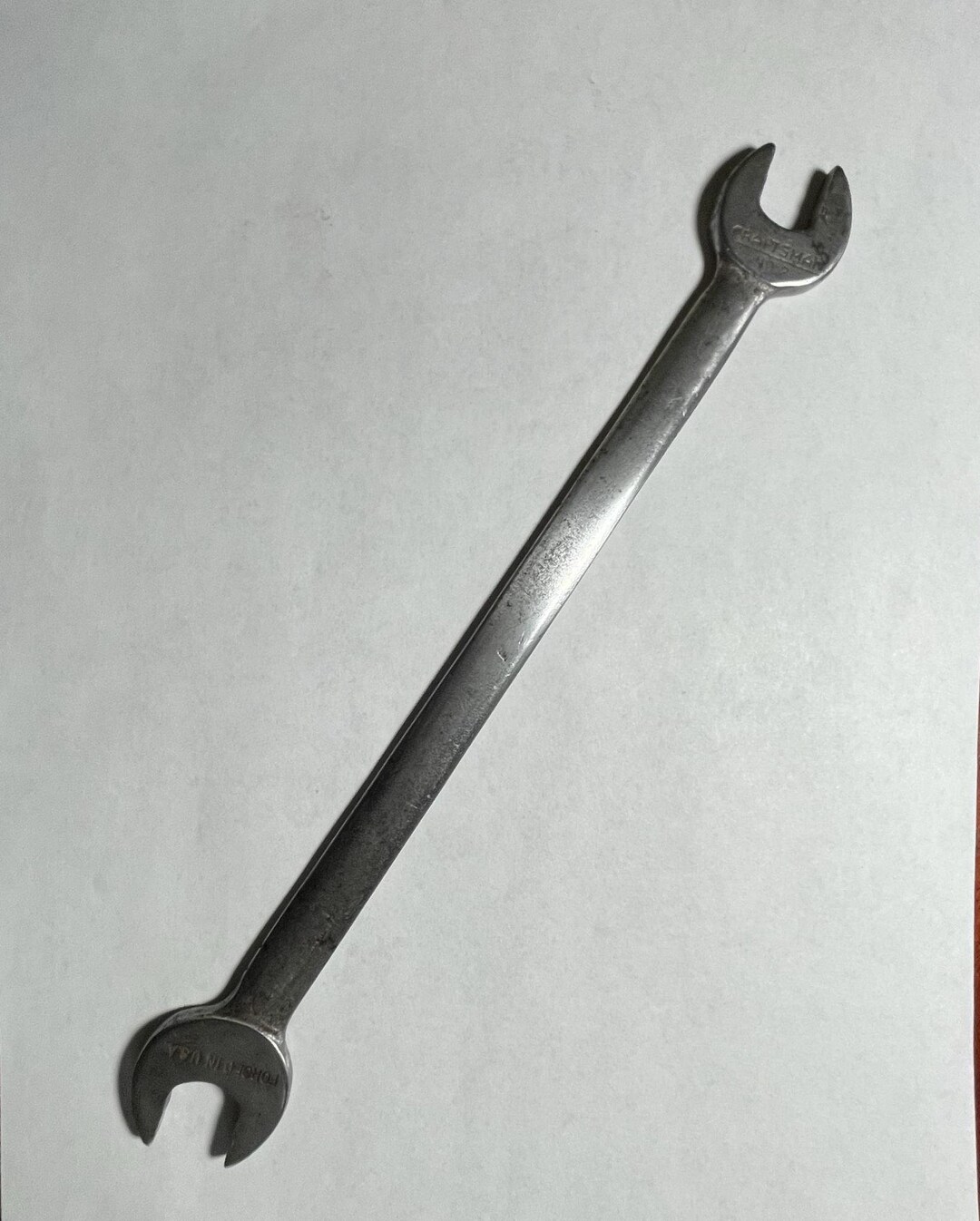 Vintage Craftsman No. 2 Tappet Wrench | 1940s Double-ended 1/2" & 9/16 ...