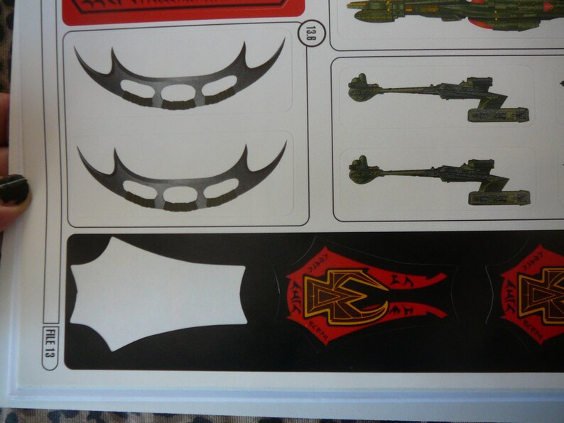 The Star Trek Sticker Book by Michael Okuda Doug Drexler & - Etsy