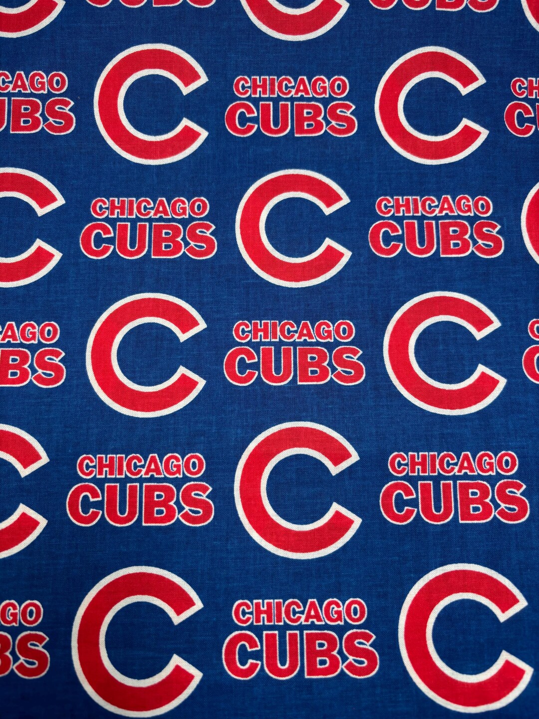 Chicago Cubs Cotton Fabric 3/4 Yard Baseball Fabric - Etsy