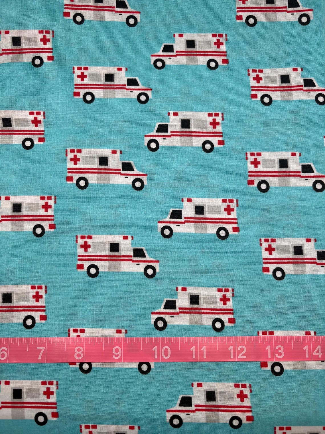 Ambulance Cotton Fabric by the Yard NEW EMT Fabric Emergency Worker - Etsy