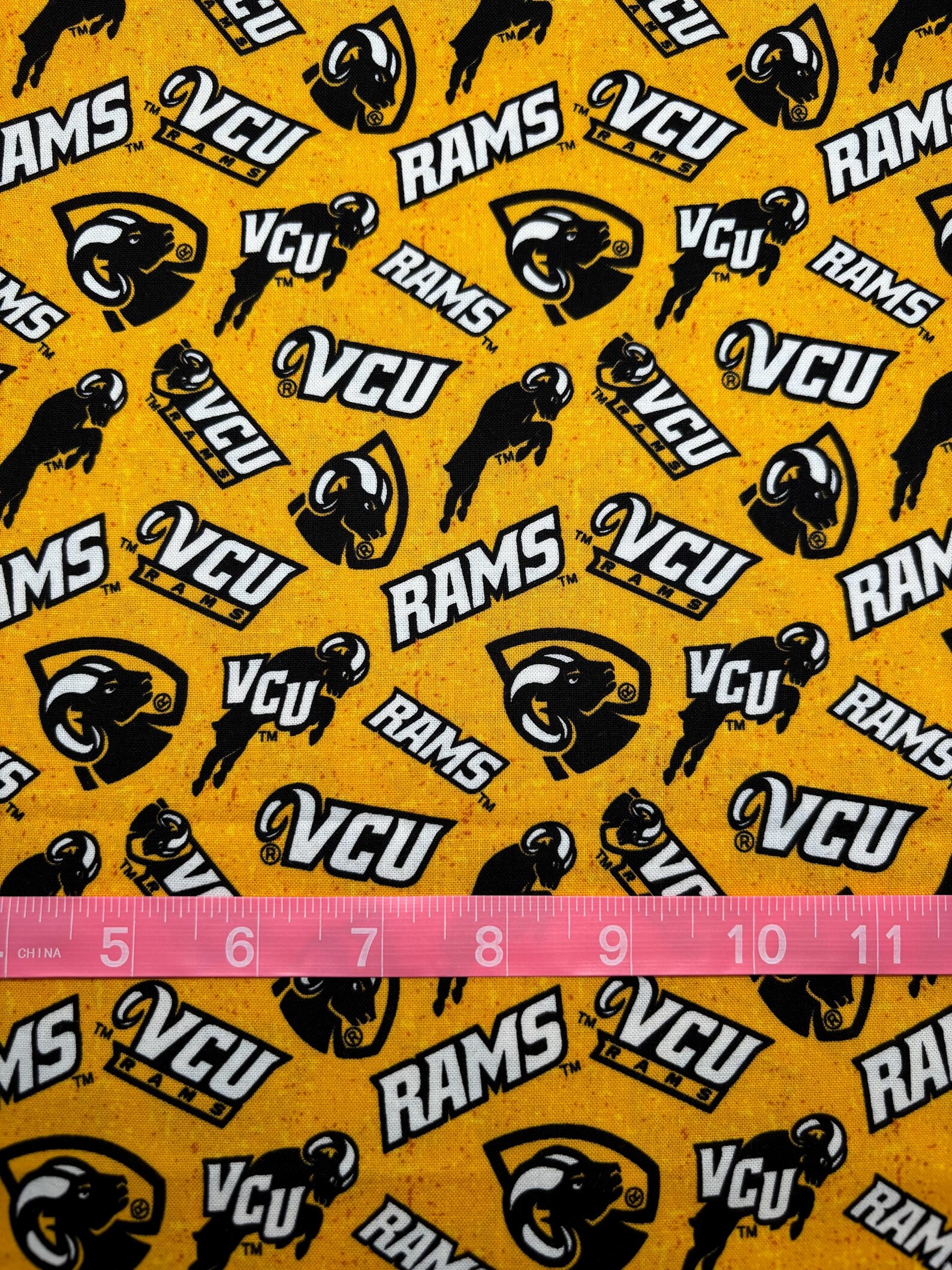 Virginia Cotton Fabric 3/4 Yard NEW Football Fabric - Etsy