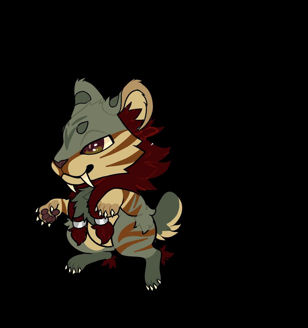 Furry Sabertooth Adopt 3 Artwork - Etsy