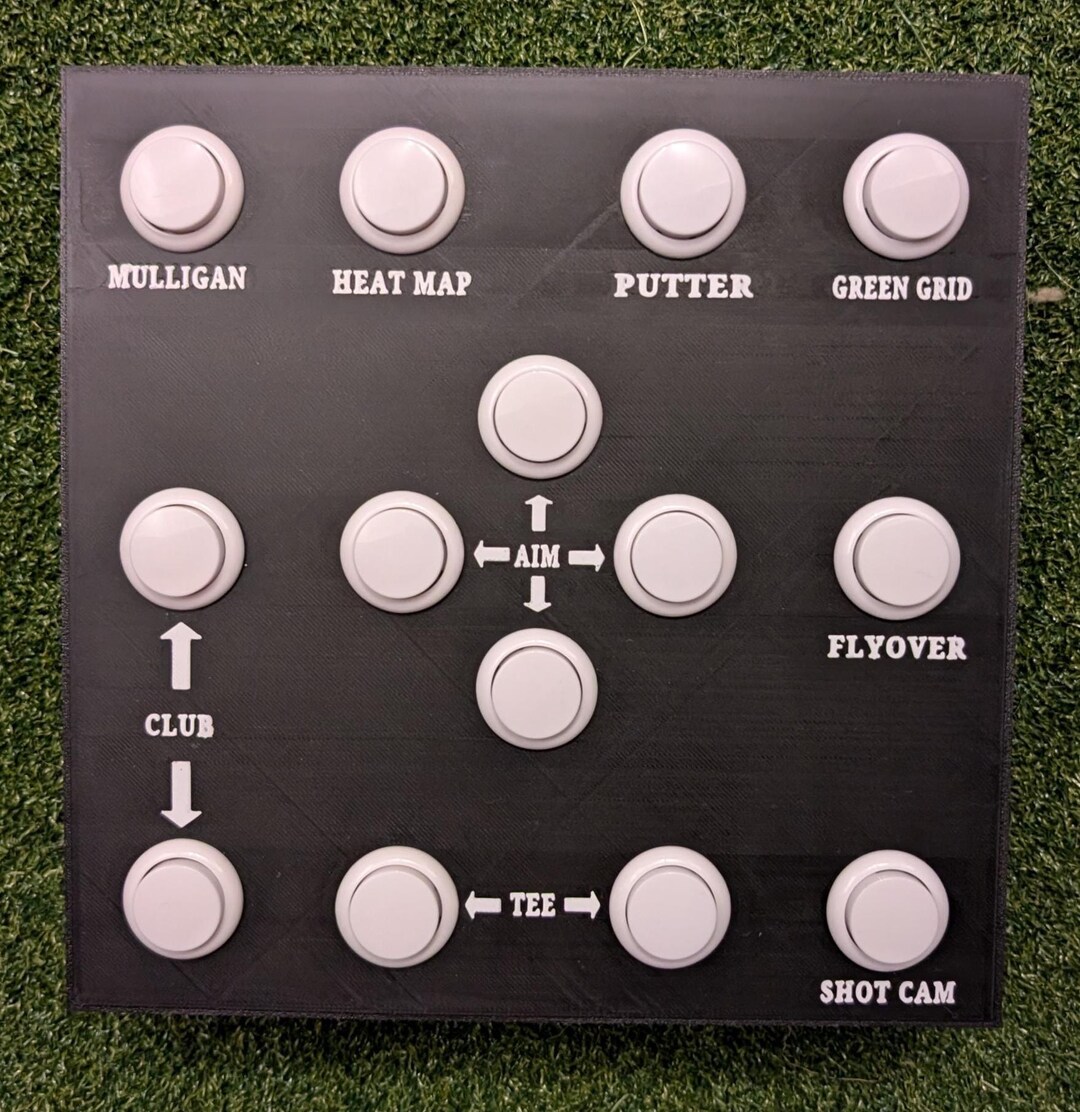 GS Pro 14 Button Golf Simulator Control Box - Etsy