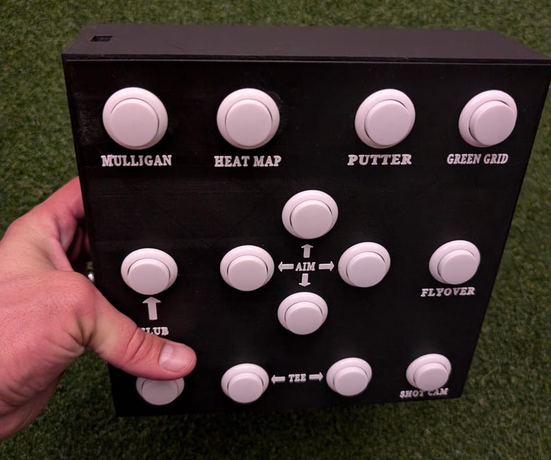 GS Pro 14 Button Golf Simulator Control Box - Etsy