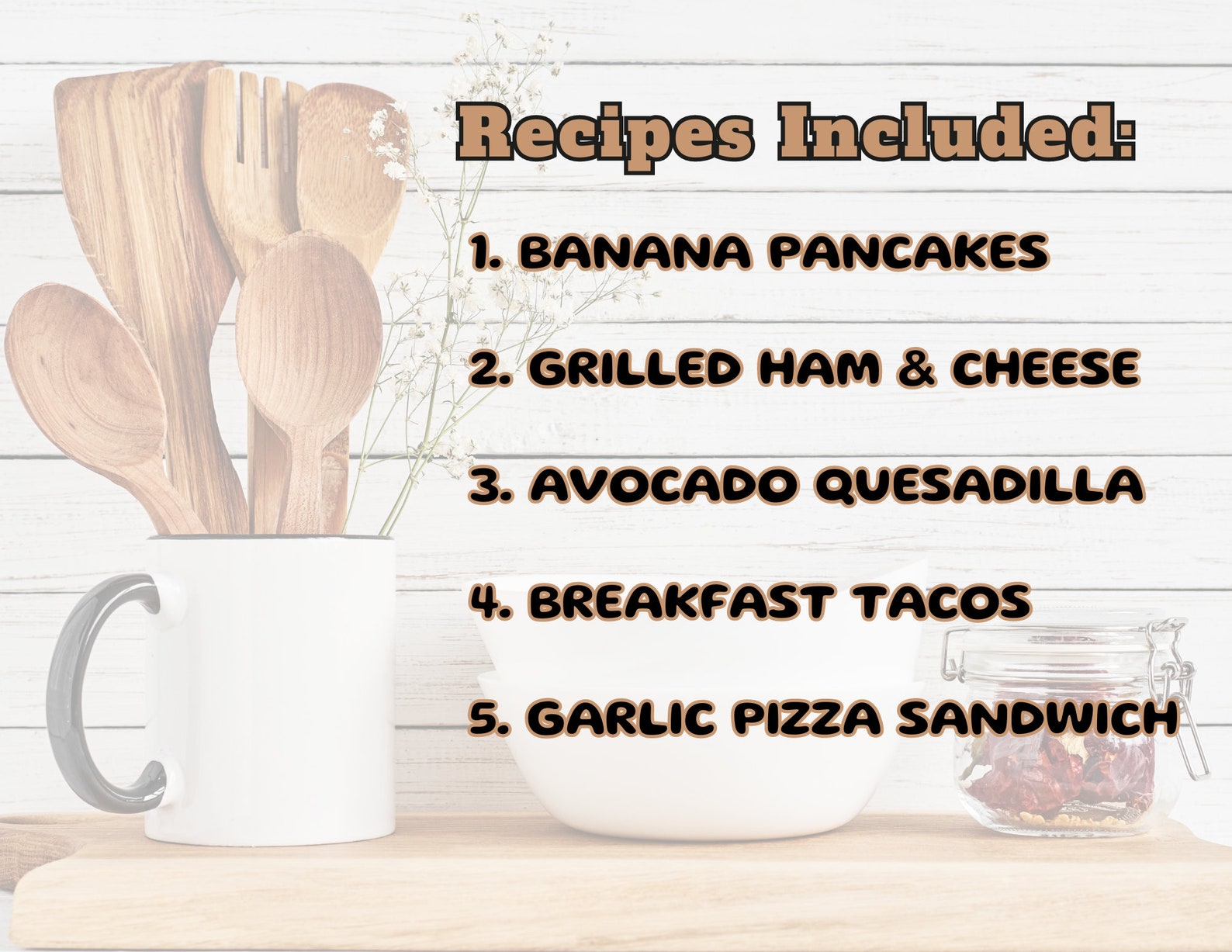 Kids Stovetop Recipe Cards: Montessori-inspired Educational Easy-to ...