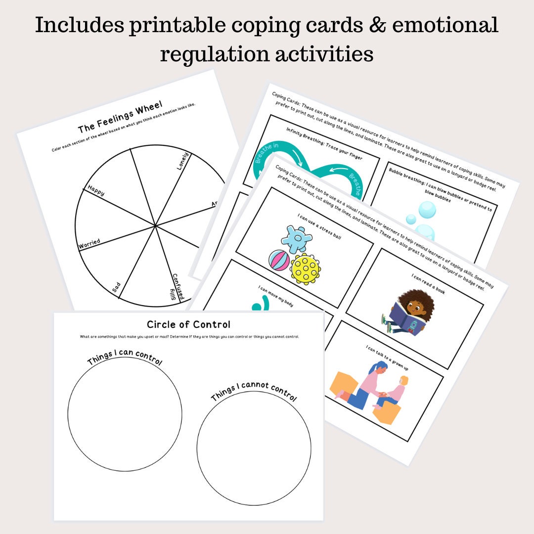 Coping Skills and Emotional Awareness, Coping Skills, Social Emotional ...